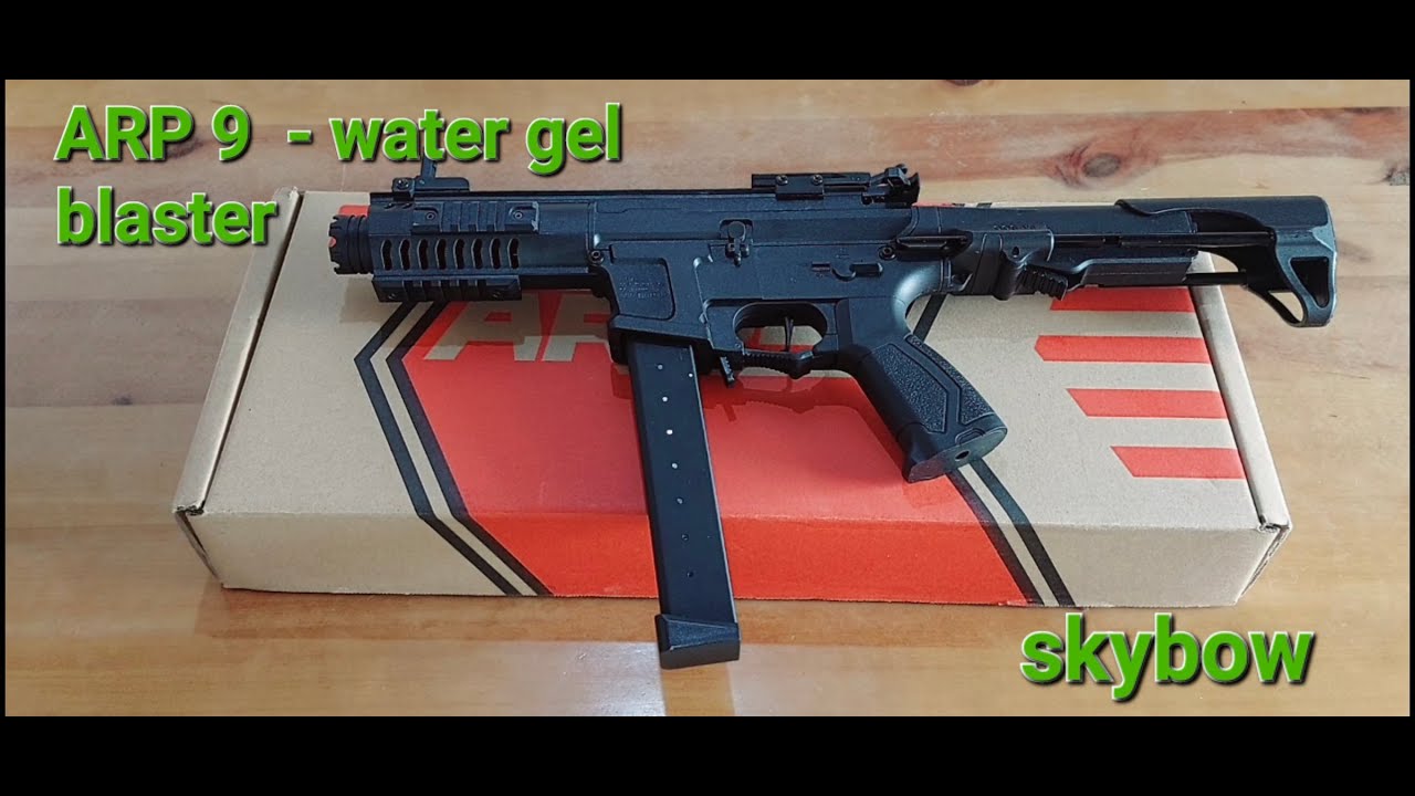 ARP 9 skybow - water gel blaster UNBOXING - YouTube