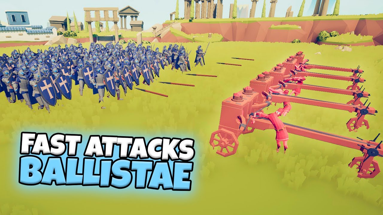 FAST ATTACKS BALLISTAE VS EVERY FACTION | TABS BUGS DLC GAMEPLAY - YouTube