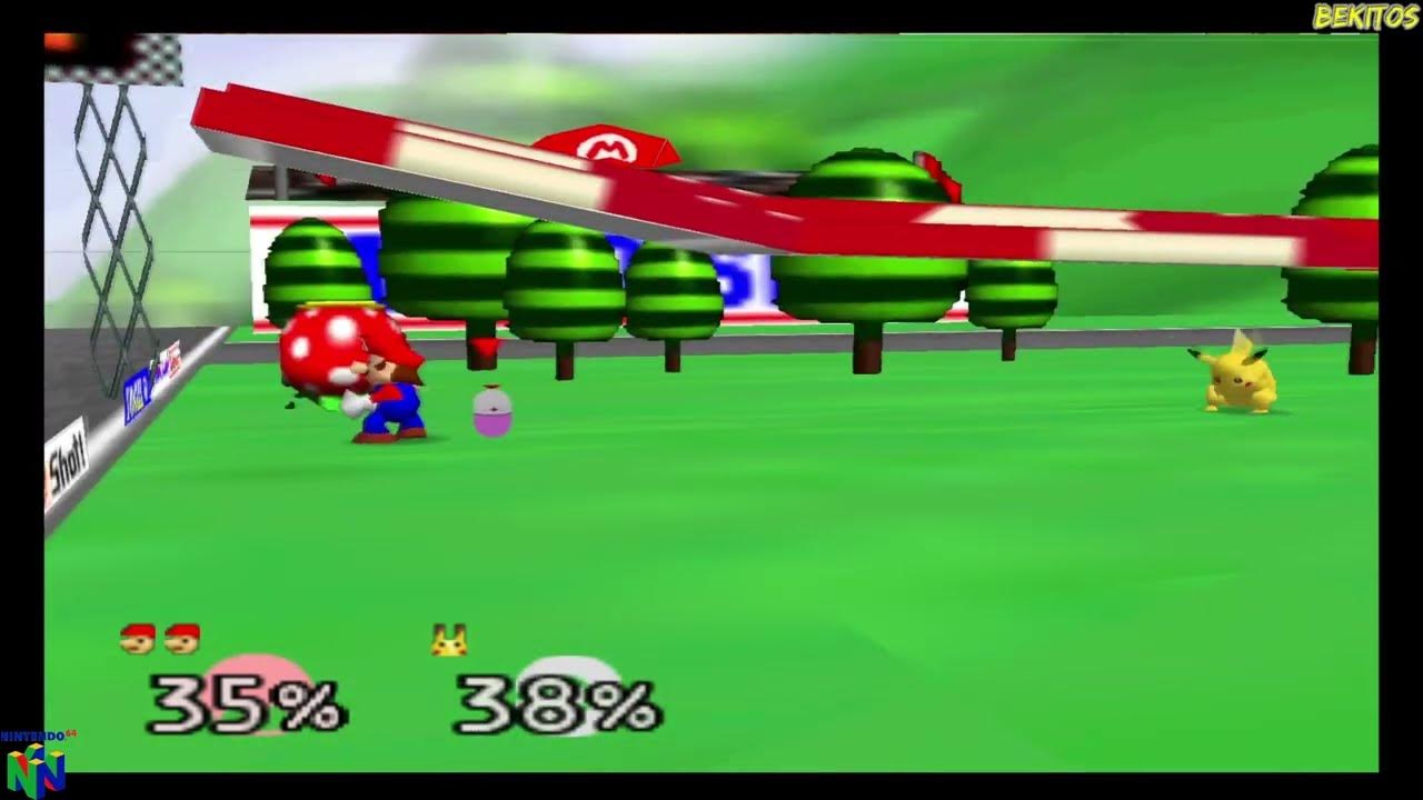 Super Smash Bros 64 Remix Cut Stages Gameplay - YouTube
