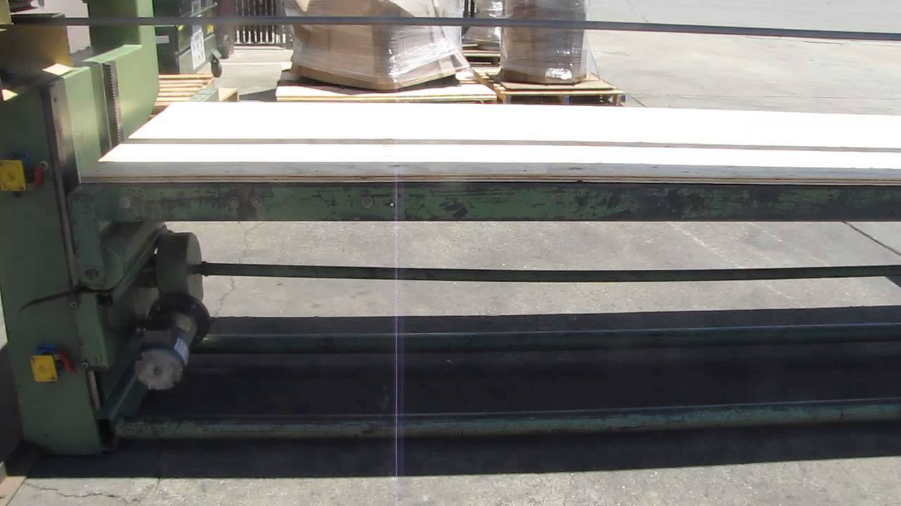 Mabo Special 10' Stroke Sander 5.5hp 3 Phase Motor With Plywood Table ...