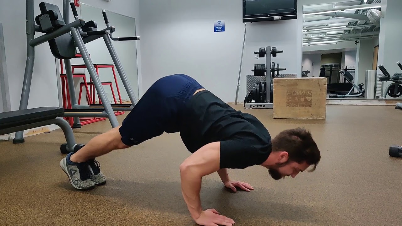 Floor Pike Push-ups - YouTube