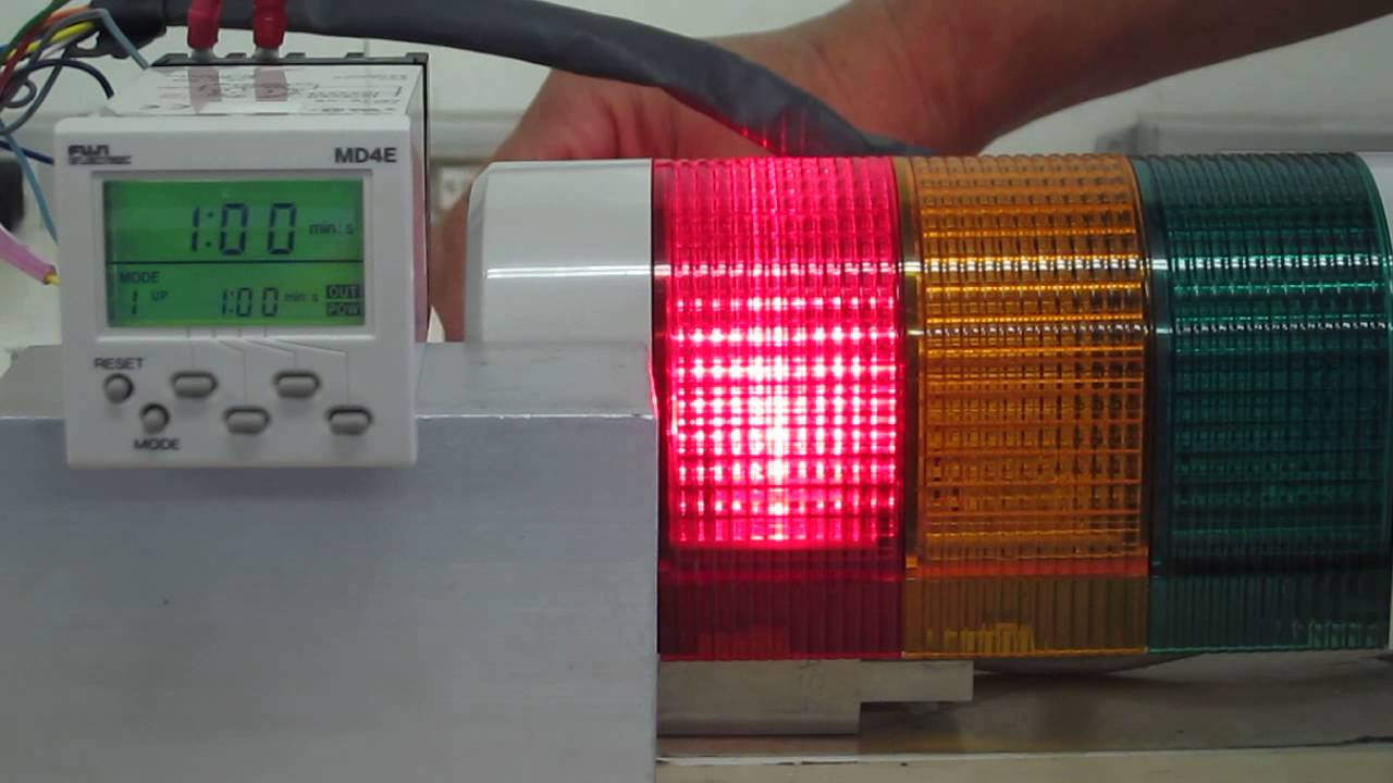 FUJI ELECTRIC MD4E-CE Digital timer 動作確認 - YouTube