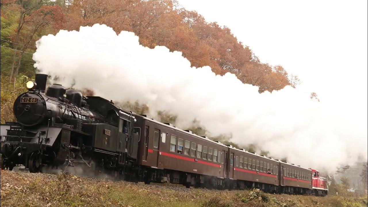 C12＋50系客車＋DE10・SLもおか～真岡鐡道茂木 - YouTube