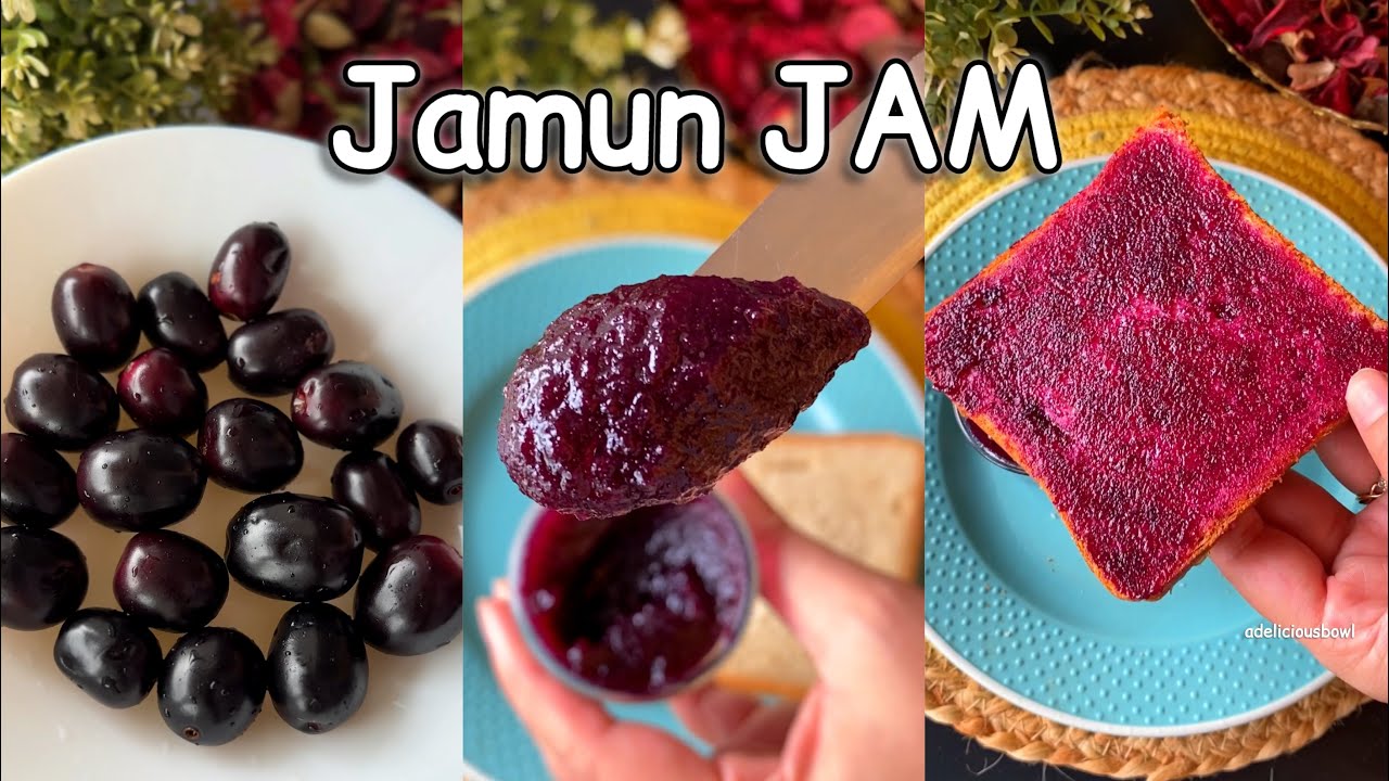 Jamun Jam Recipe | Java Plum Jam Recipe | How to Make Jamun Jam ...