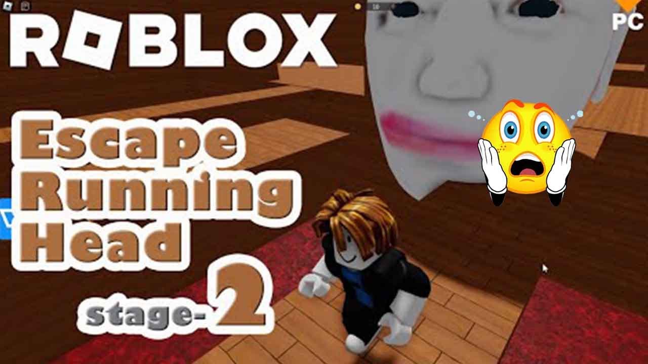 ESCAPE RUNNING HEAD STAGE 2 #roblox #obby - YouTube