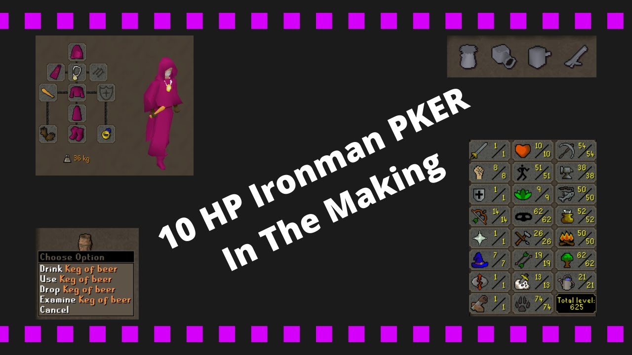 OSRS | 10hp Pker | Progress Video #1 - YouTube