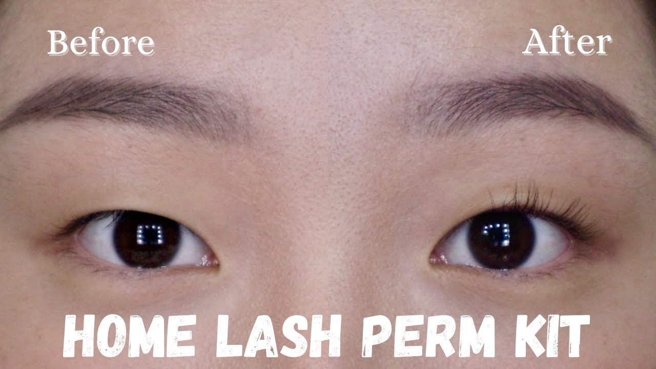 AT HOME LASH LIFT PERM KIT TUTORIAL | MONOLID ASIAN EYES - YouTube