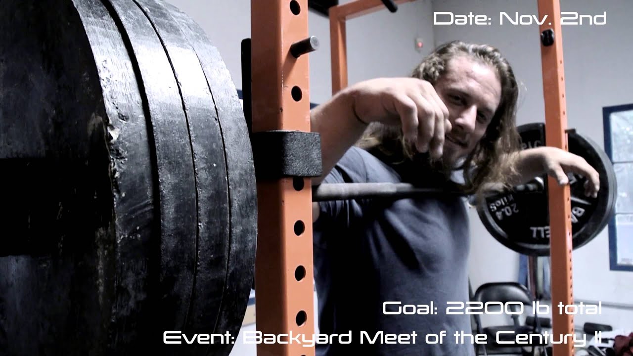 Dan Green Hardcore Powerlifting Front Squats - YouTube