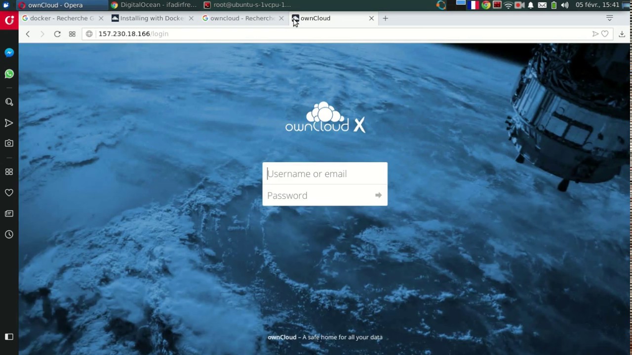تنصيب منصة OwnCloud On Docker Container - YouTube