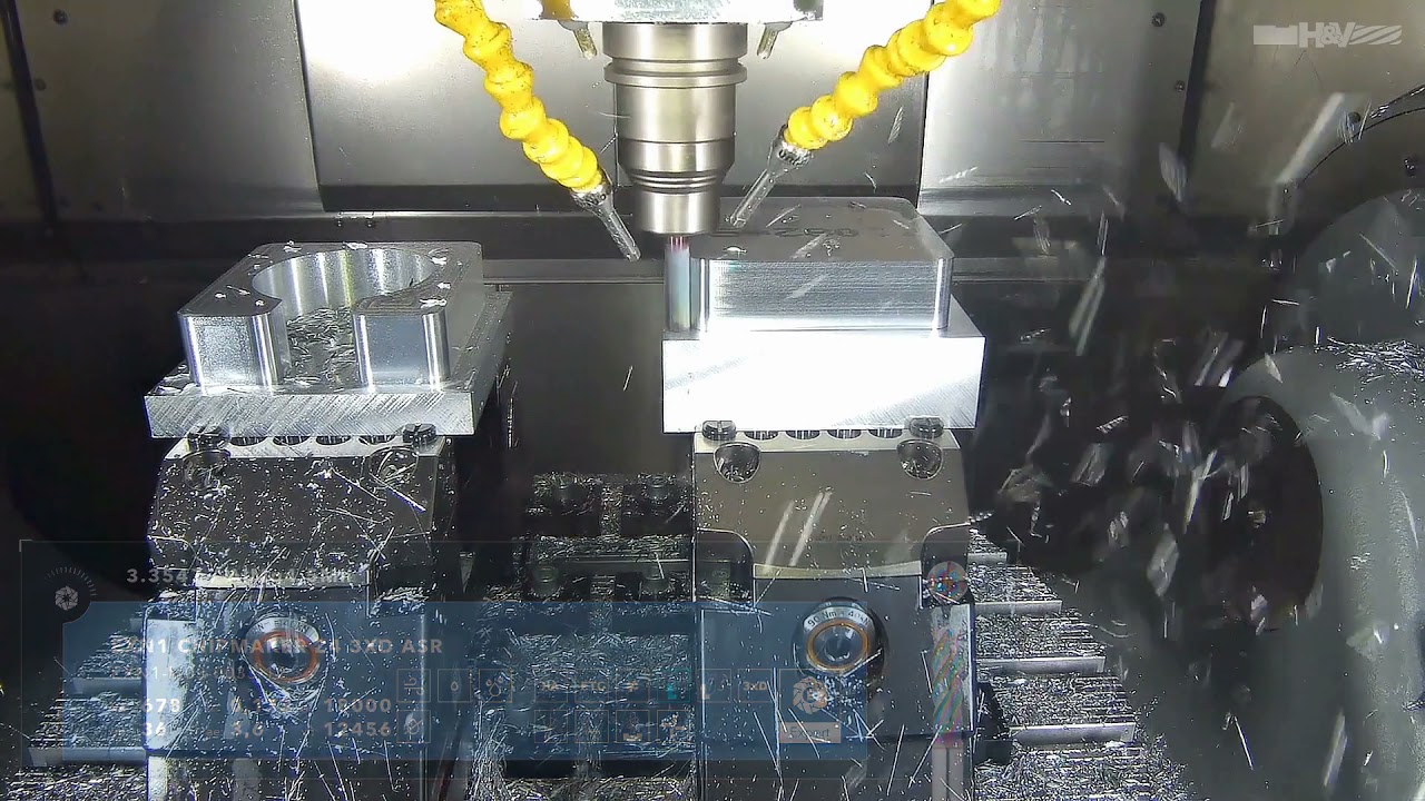 Aluminium machining “Flying Chips”: EXN1 Chipmaker Z4 3XD ASR ...