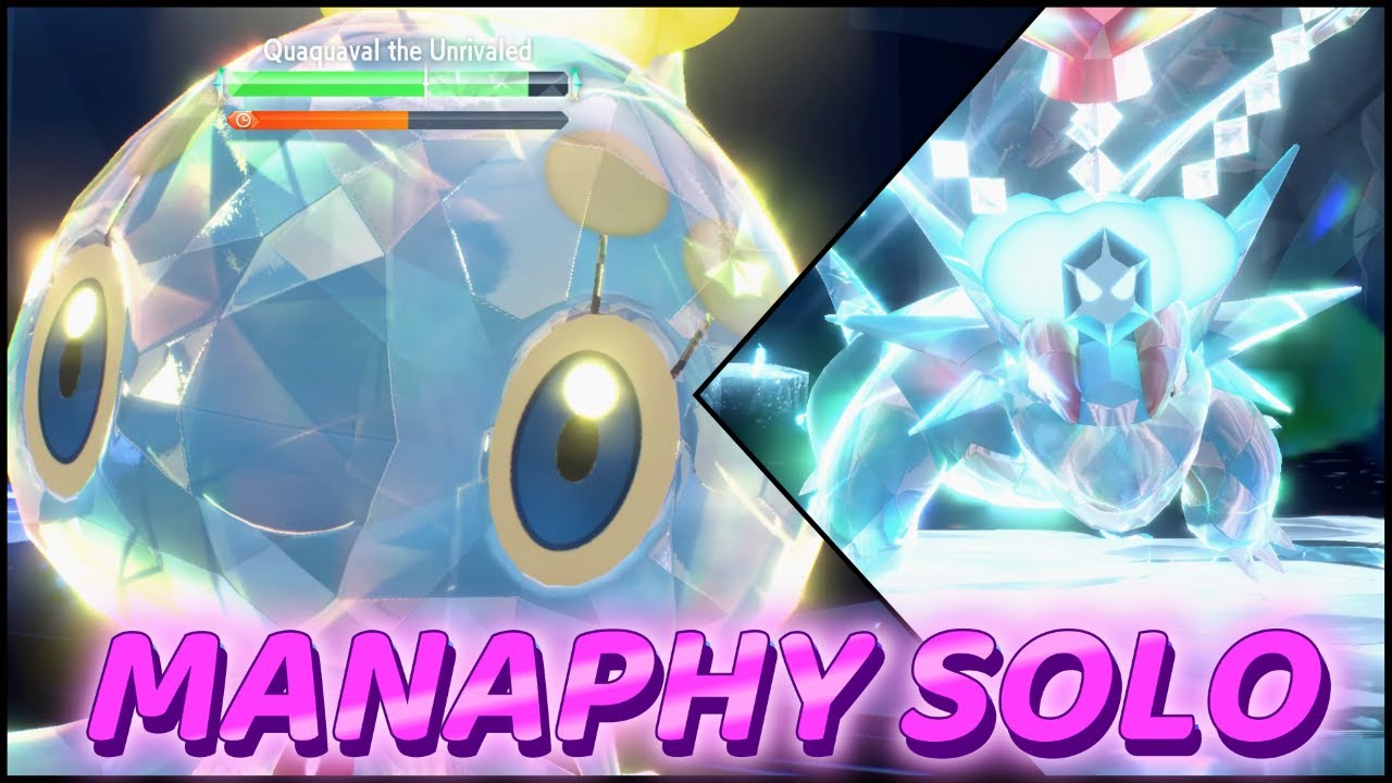 AMAZING MANAPHY BUILD To Solo 7 Star SALAMENCE Tera Raid Event - YouTube