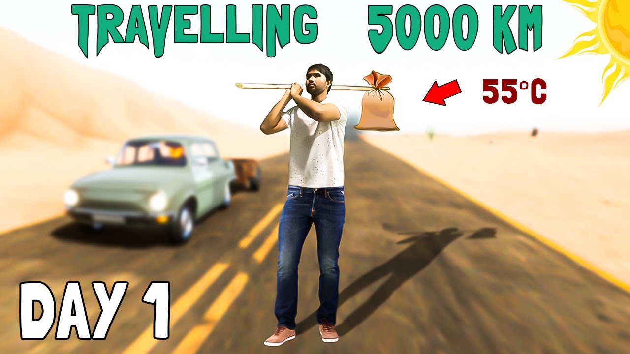 Travelling 5000KM Challenge Journey Begins DAY 1.... - YouTube