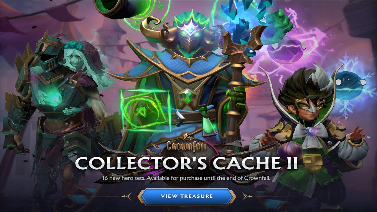 DOTA 2 - UNBOXING CROWNFALL COLLECTOR'S CACHE 2! GIVEAWAY! - YouTube