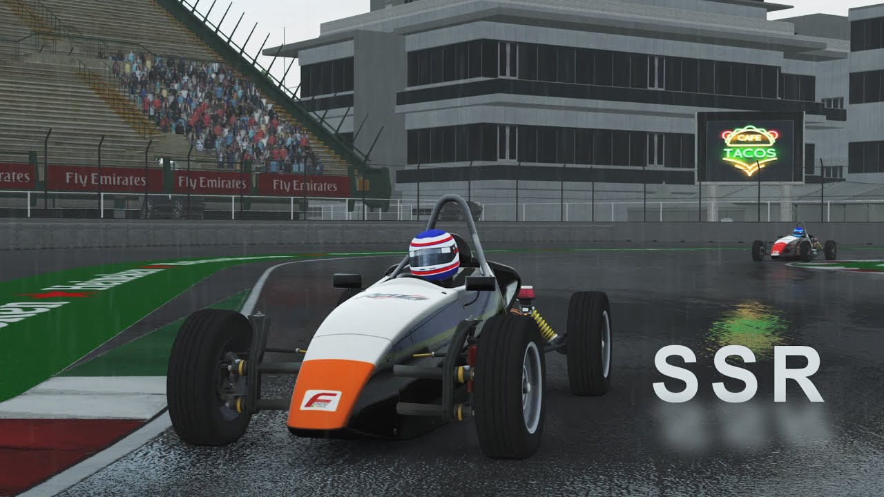 rFactor 2 - Testing updated reflections (SSR) - Formula Vee - YouTube