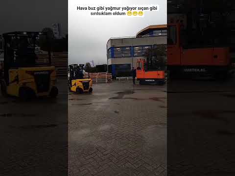 Hollanda yük indirme sıçan gibi sırılsıklam oldum 😁😁😁