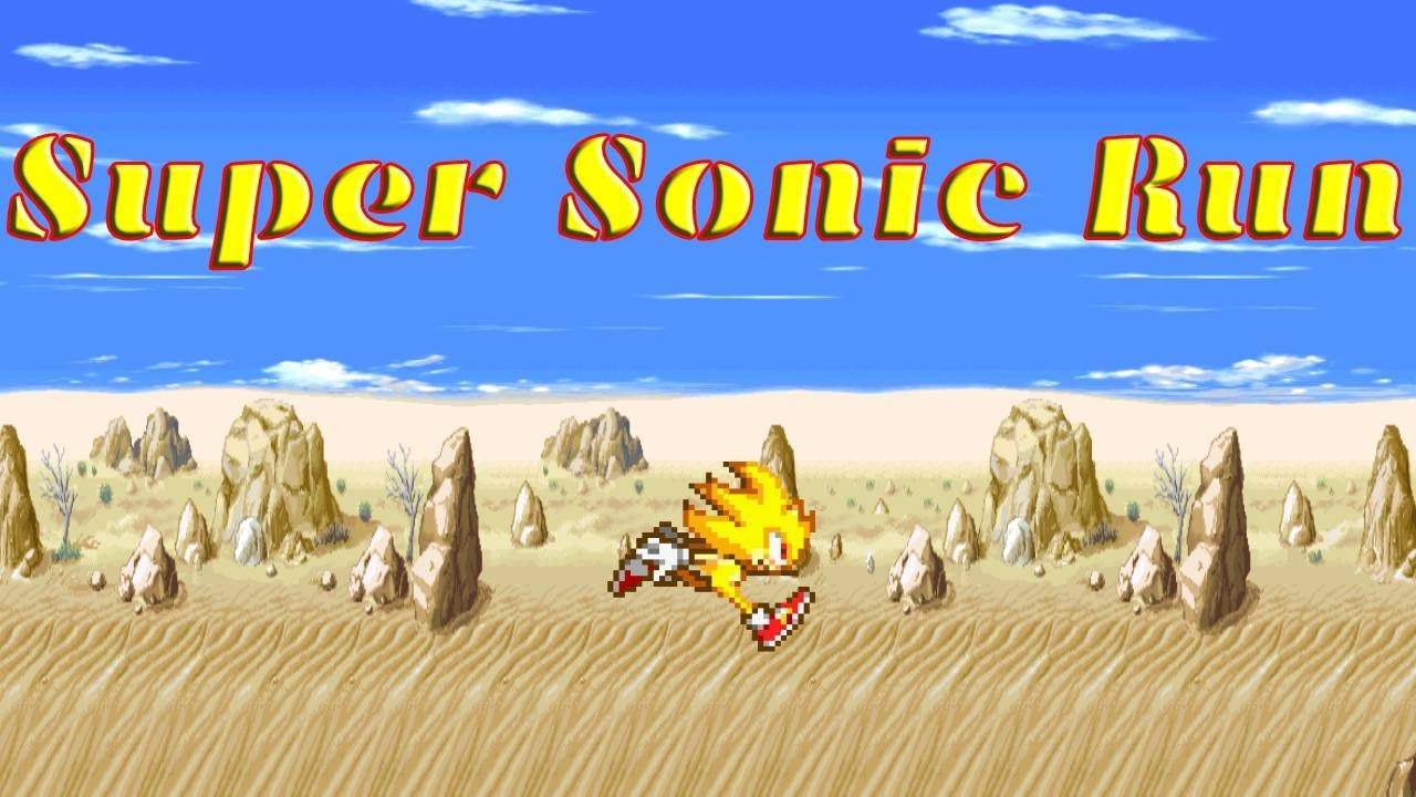 Super Sonic Run Sprite Animation - YouTube