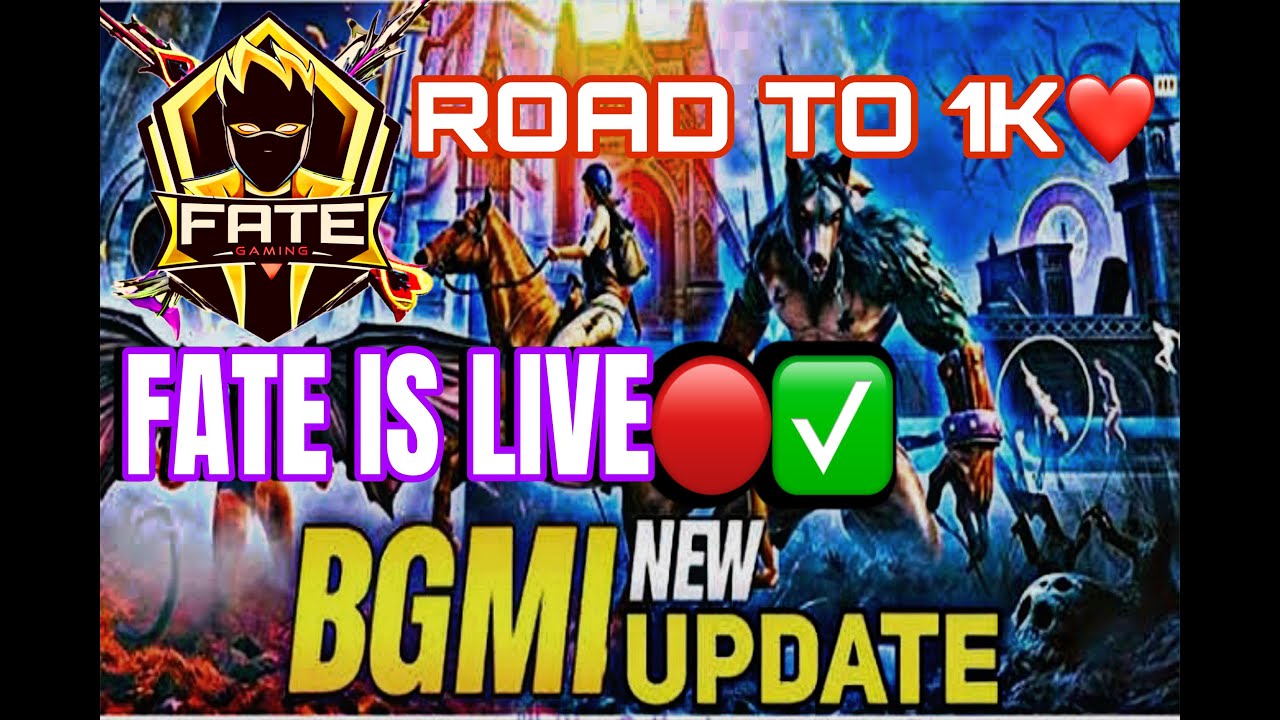 ROAD TO 1K ️||3.4 NEW UPDATE😍JOIN THE LIVE GUYS!🔴!#bgmi #pubg # ...