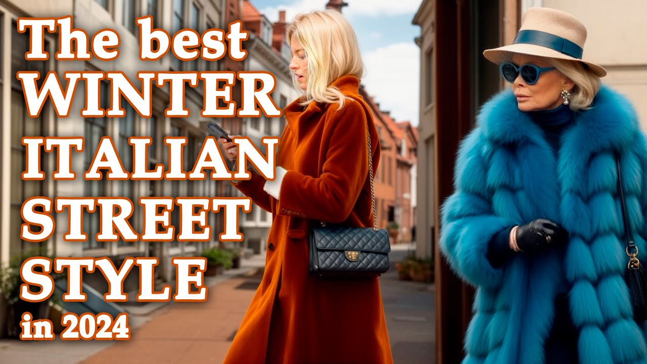 🇮🇹The Best WINTER ITALIAN Street Style in 2024 ️|2024 Street Style in ...