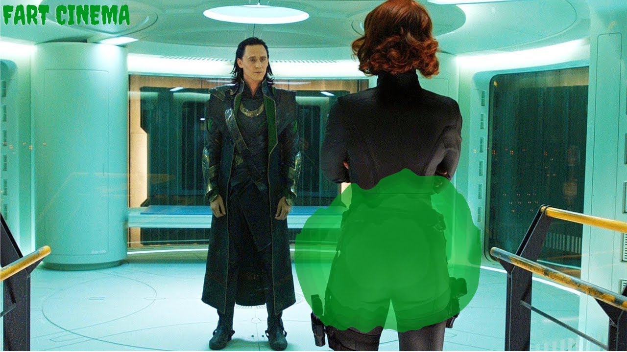 Black Widow rips a fart on Loki - YouTube