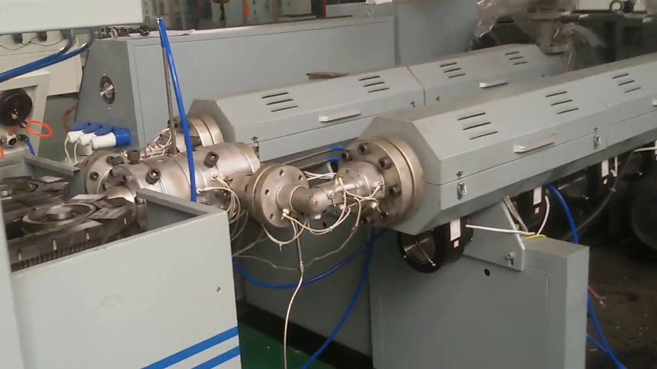HDPE double wall corrugated pipe machine/ DWC pipe production line ...