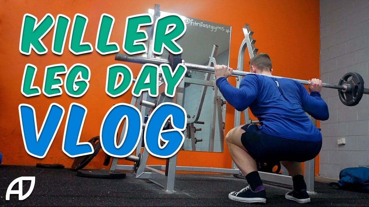 KILLER LEG DAY | DAY IN THE LIFE VLOG | BUYING SUPPLEMENTS - YouTube