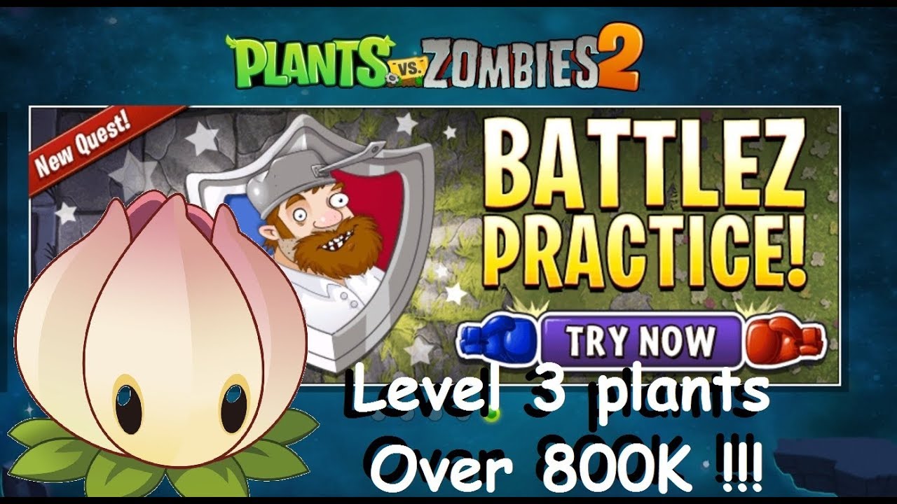 Plants vs Zombies 2 Power Lily Battlez Practice Room - low level only ...