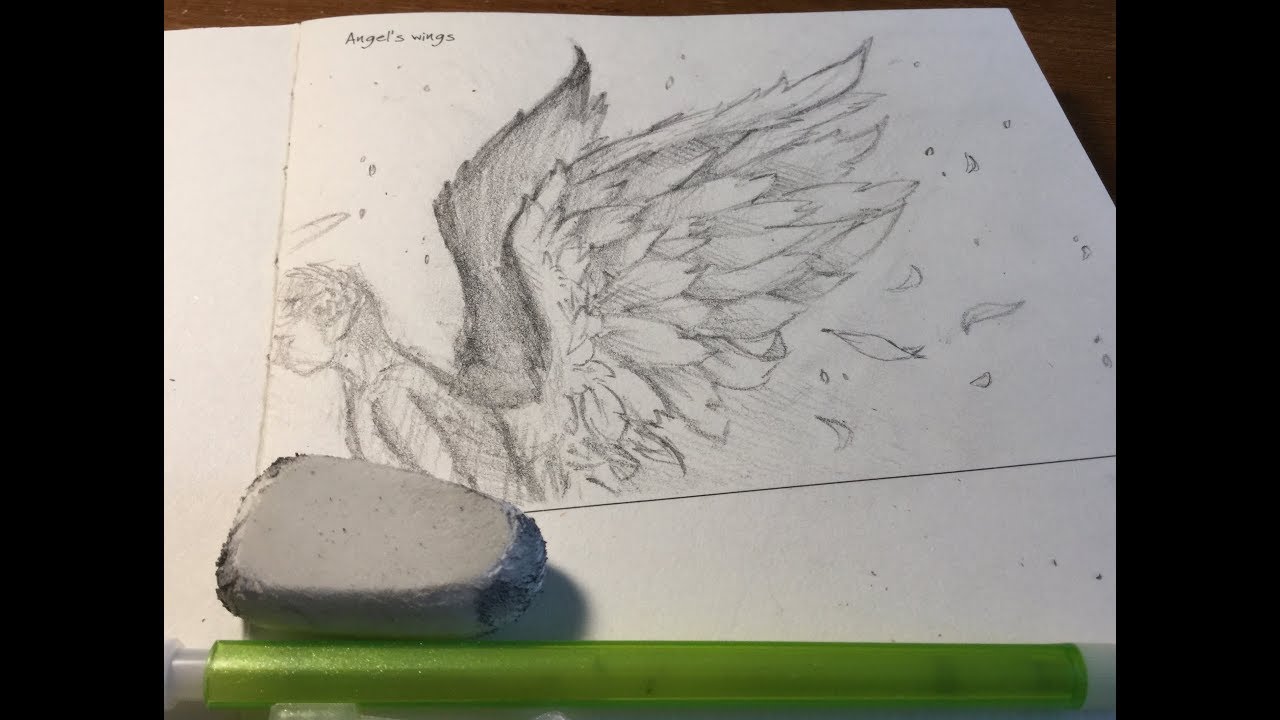 Angel Wings| 300 Drawing Prompts - YouTube