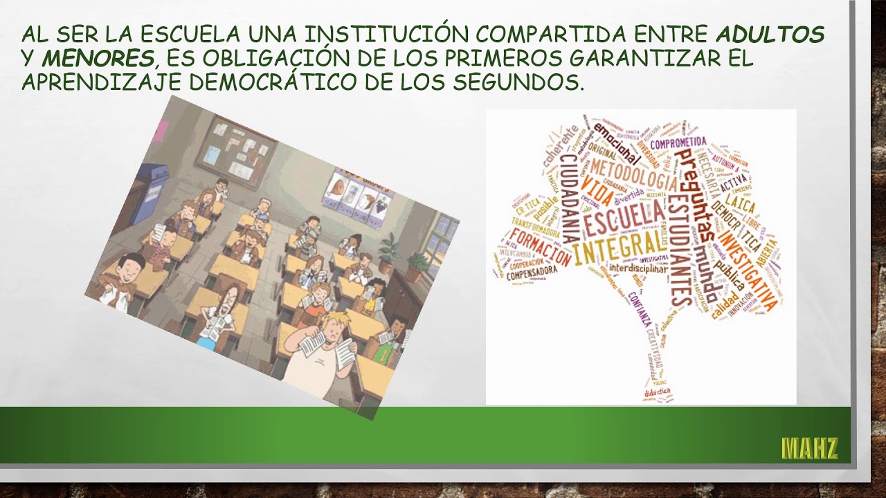 DEMOCRACIA en la ESCUELA - YouTube