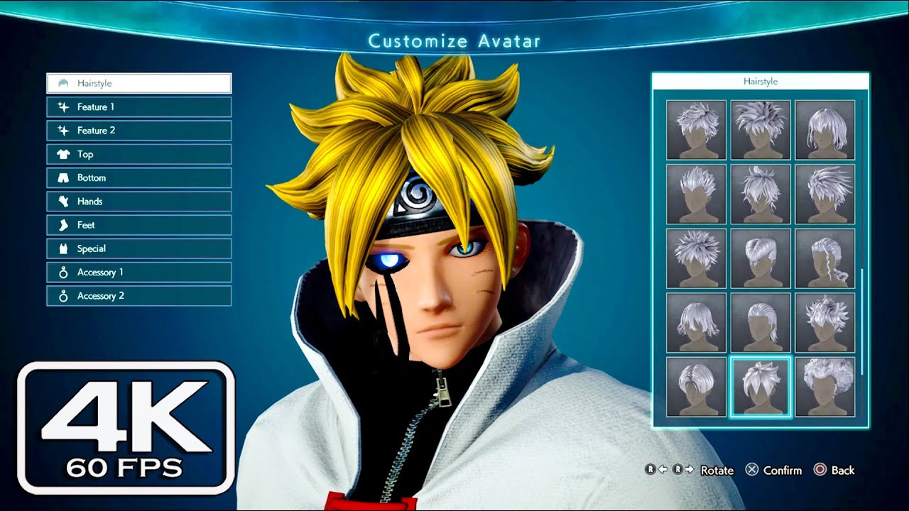 Jump Force - How To Create Adult Boruto (4K 60fps) Gameplay - YouTube