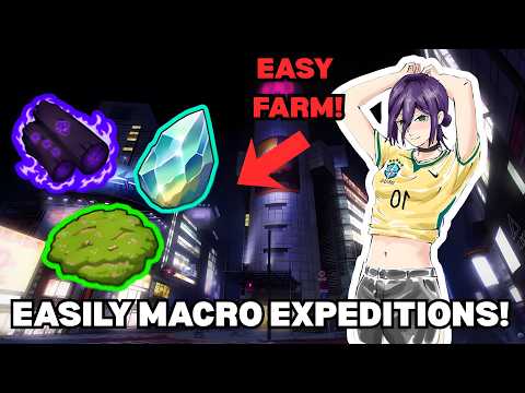 How to EASILY Macro/AFK Farm Expeditions in Anime Expeditions! *MAXED IN 1 DAY*