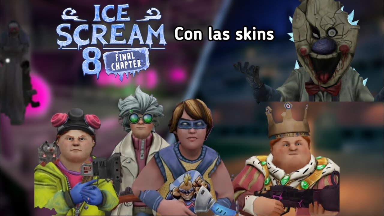 Ice scream 8 pero con las nuevas skins completo Mati Gaming - YouTube