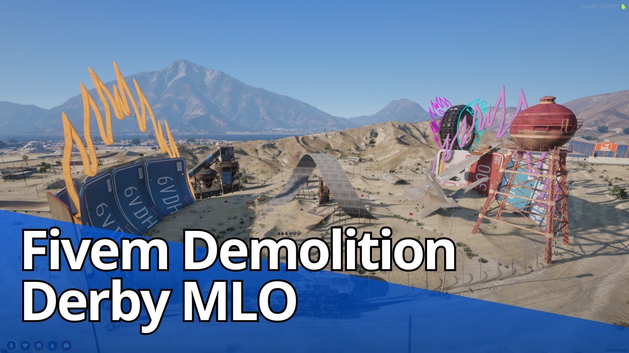 Fivem Demolition Derby Interior & map for Fivem MLO | GTA 5 - YouTube
