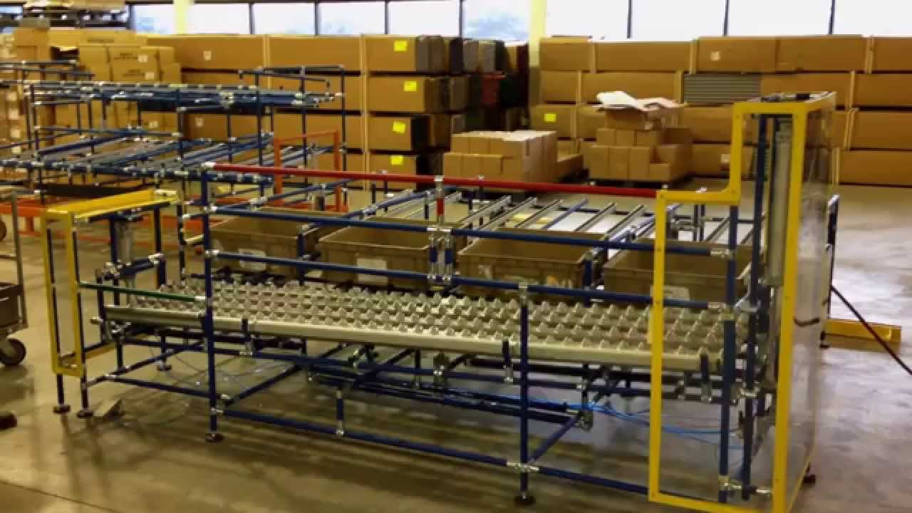 Fastube Single Pick Flow Rack with Lift and Tilt - YouTube