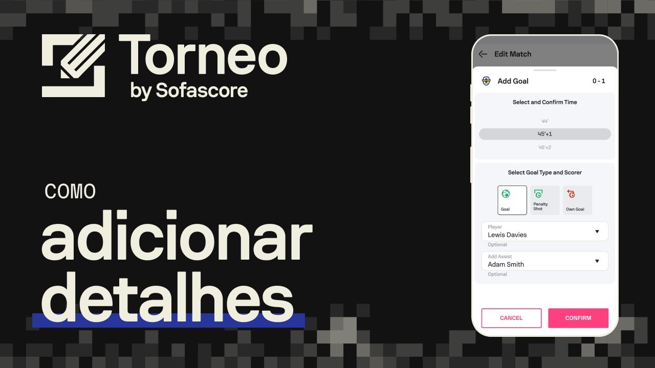 Sofascore Editor | Vídeo Tutorial | Como adicionar detalhes? - YouTube