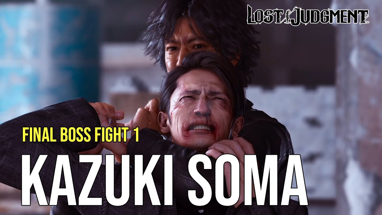 Lost Judgment Boss Fight: Kazuki Soma (Final Chapter) - YouTube