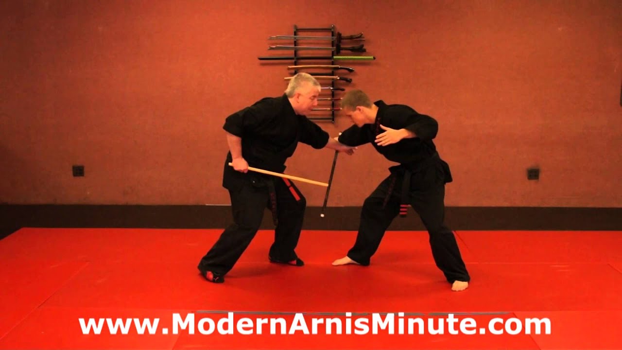 Modern Arnis Minute #17 - The "Drop Block" - YouTube