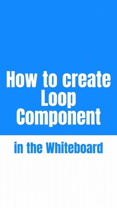 How to add Loop Components in the Microsoft Whiteboard - YouTube
