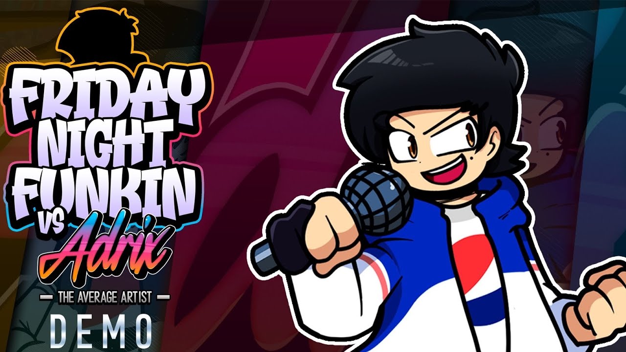 Friday Night Funkin vs Adrix The Average Artist Demo (FNF vs Adrix ...