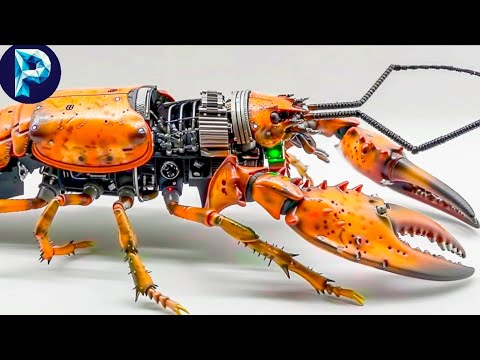 Man turns dead lobsters and bugs into amazing robots|DIY INVENTIONS ...