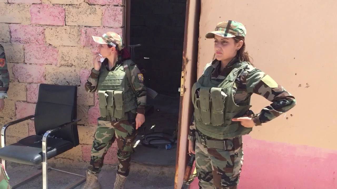 Rojava peshmerga Mosul dam guards 3 - YouTube