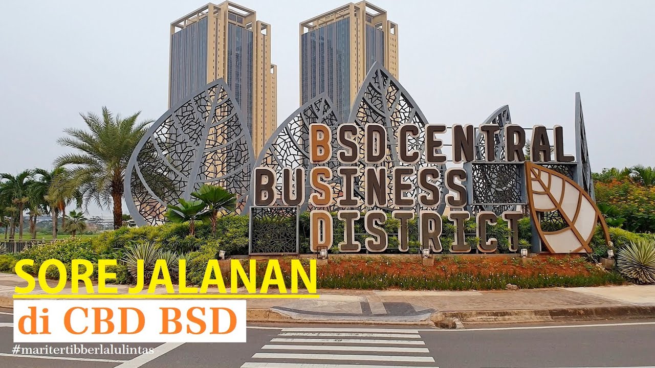 Evening Walking Tour ⁴ᴷ⁶⁰ ~ CBD BSD City ~ FORESTA BUSINESS LOFT to ...
