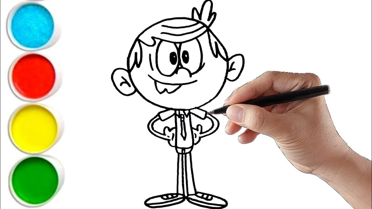 Easy Cartoon Boy Drawing Tutorial for Kids | Simple Colouring for Kids ...