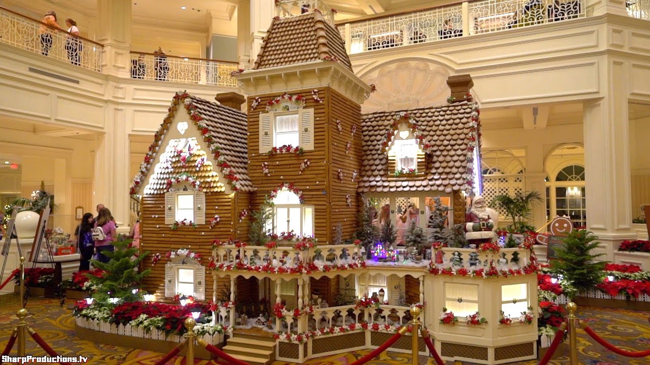 Gingerbread Houses at Walt Disney World - YouTube