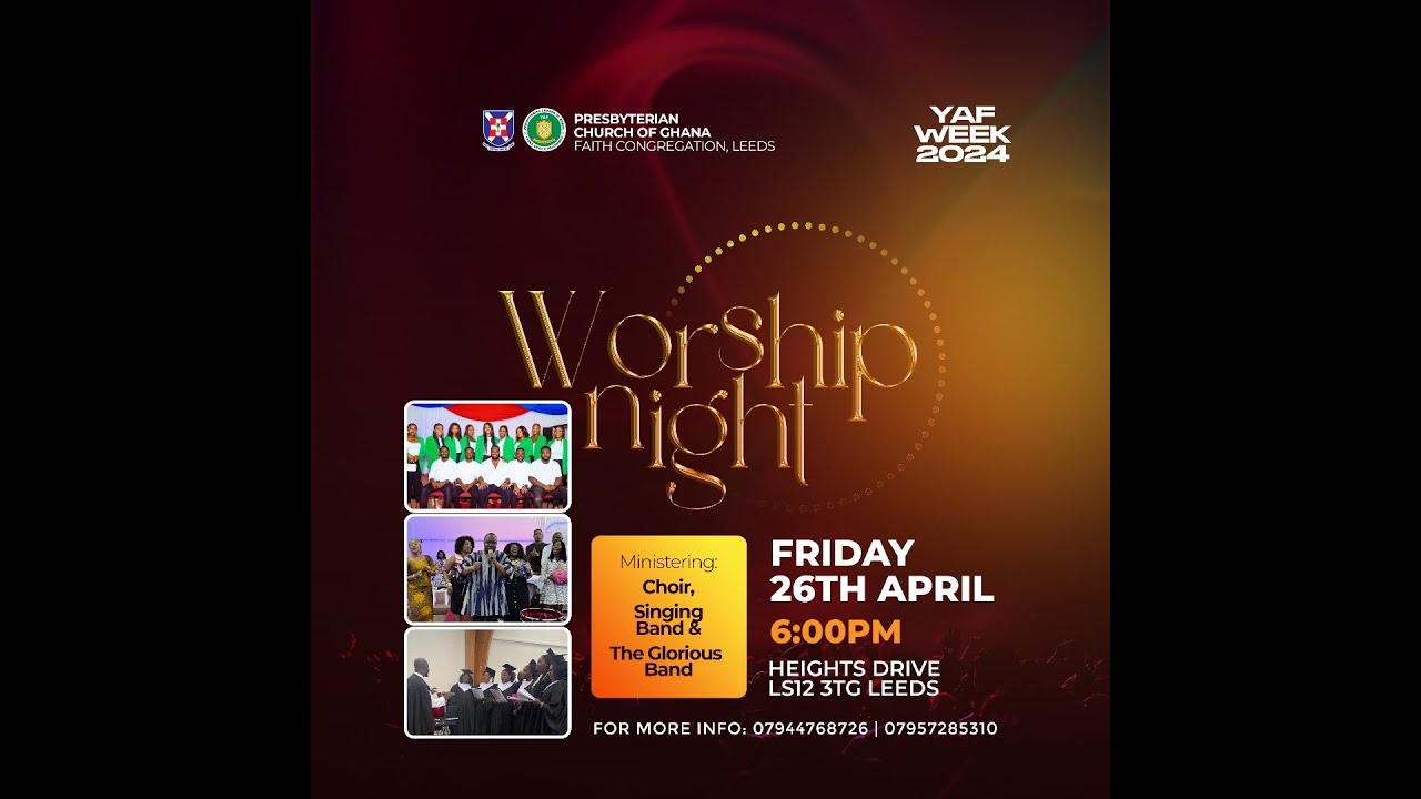PCG FAITH CONGREGATION LEEDS - YAF WORSHIP NIGHT - YouTube