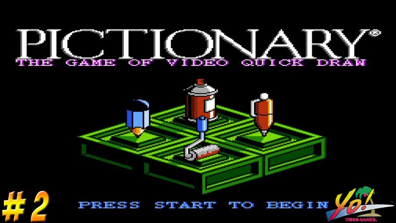 Pictionary! NES Champion! Part 2 - YoVideogames - YouTube