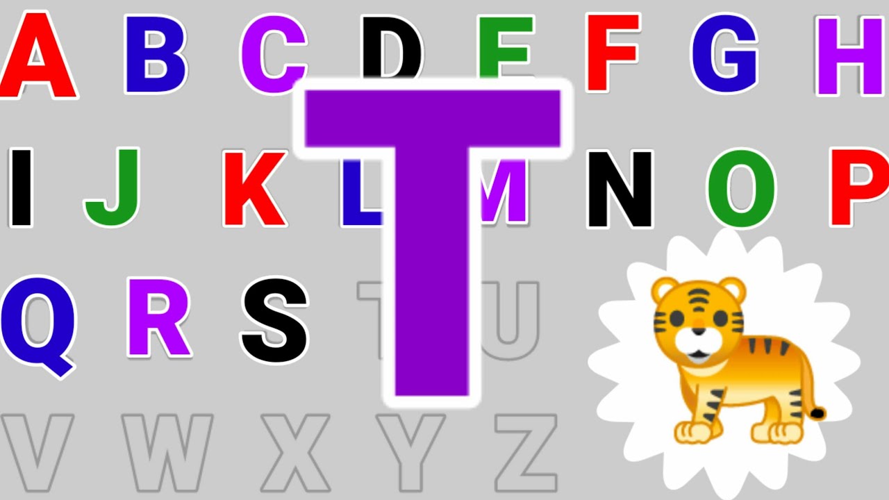 English Alphabets A to Z, Nursery Rhymes, abcd, Phonics, abc song, A ...