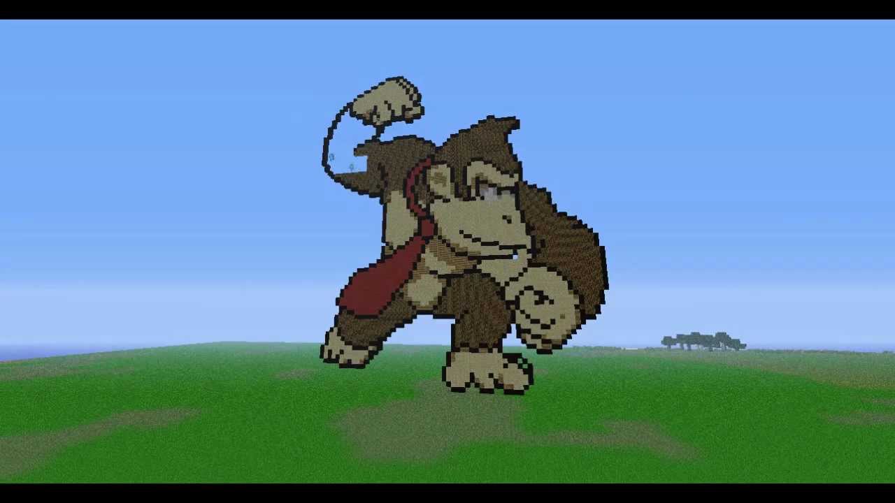 Donkey Kong Pixel Art - YouTube