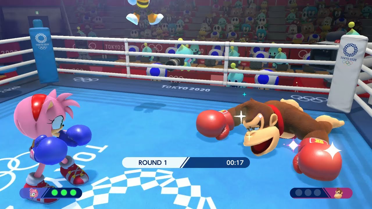 MARIO & SONIC AT THE OLYMPIC GAMES Boxing , 110m Hurdles & Rugby Sevens ...