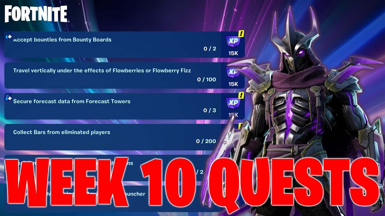 Fortnite Week 10 Quests (Full Guide) | Chapter 5 Season 1 - YouTube