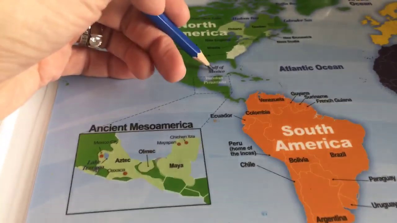 Mesoamerica World Map